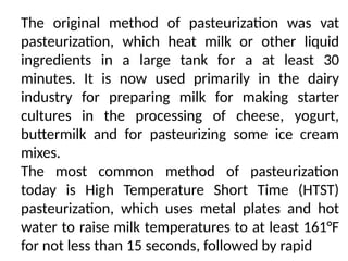 Pasteurization of Milk_Food Biotechnology.pptx