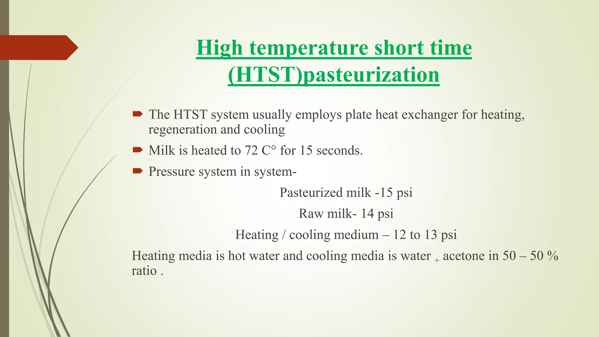 Milk pasteurization | PPTX | Chemistry | Science