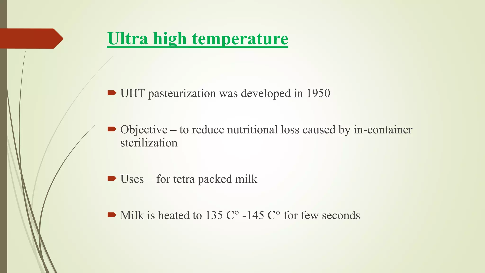 Milk pasteurization | PPTX