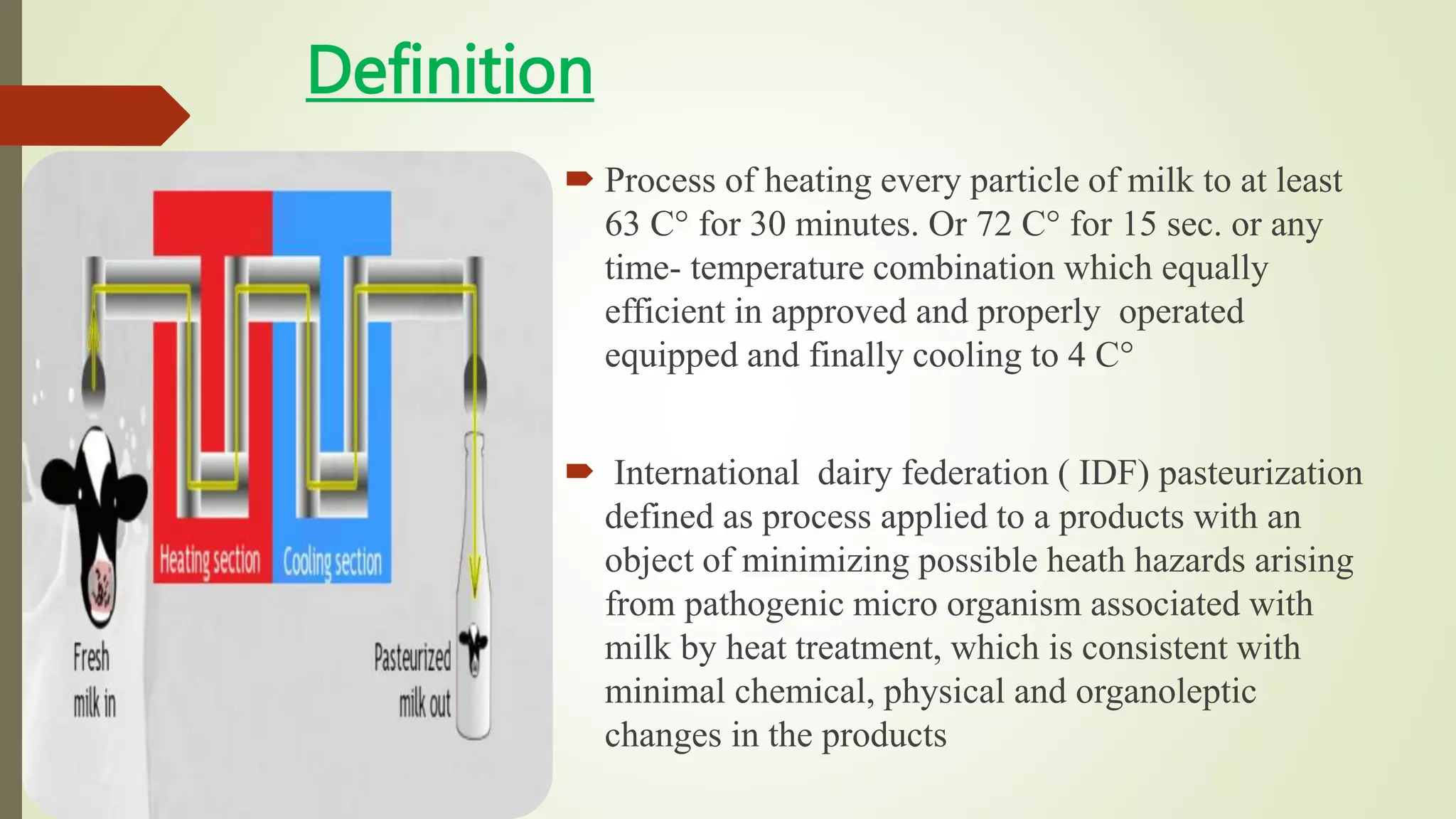Milk pasteurization | PPTX