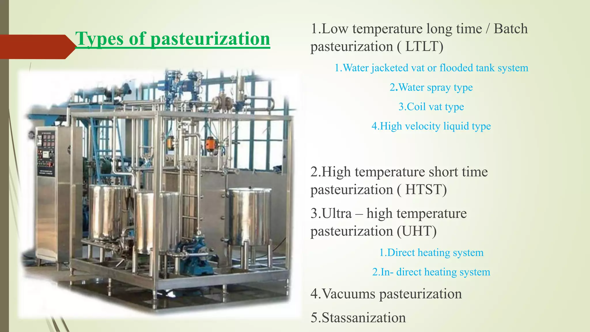 Milk pasteurization | PPTX