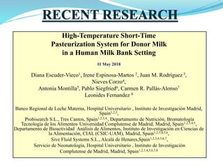 Pasteurization(suraj) | PPTX