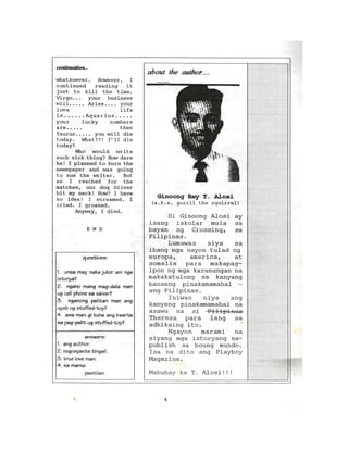 Pastilan Magazine No. 1 | PDF