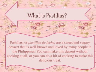 Pastillas yema | PPTX