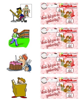 Past irregular cards | PDF