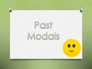 Past modals | PPT