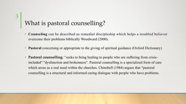 Pastoral counselling | PDF | Spirituality | Religion & Spirituality