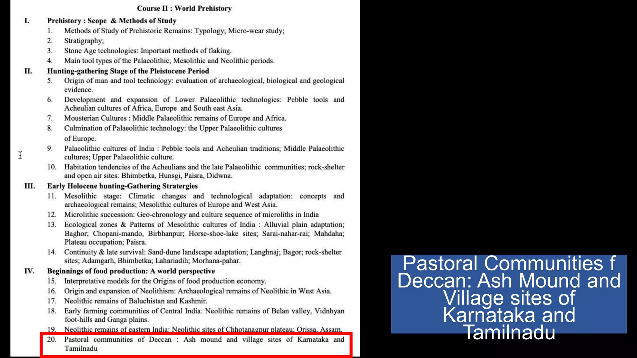 Pastoral Communities f Deccan- Ash Mound and Village sites of Karnataka ...
