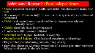 Pastoral Communities f Deccan- Ash Mound and Village sites of Karnataka ...