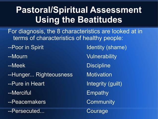 Pastoral Diagnosis | PPT | Spirituality | Religion & Spirituality