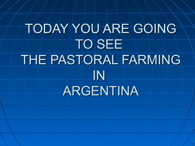 Pastoral farming | PPT | Agriculture | Industries