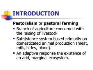 Pastoralist food systems | PPT