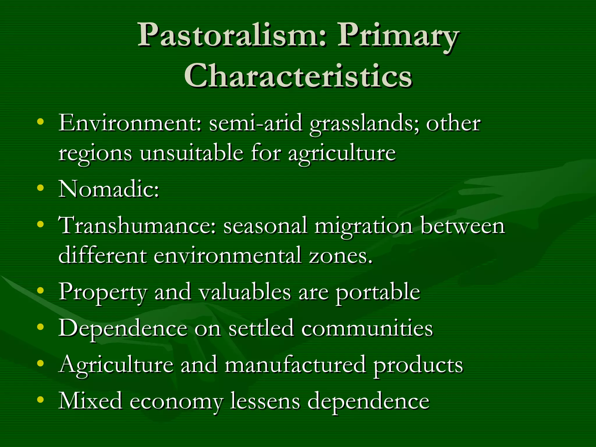 Pastoralists: Tribes into Chiefdoms? | PPT