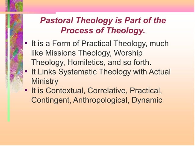Pastoral Theology--- How and Why We Care | PPT | Christianity ...