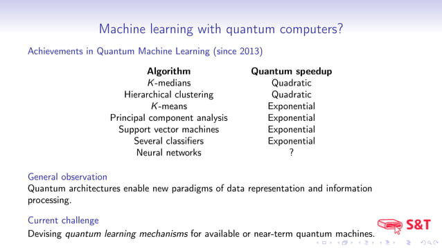 Machine learning with quantum computers | PDF | Computing | Technology ...