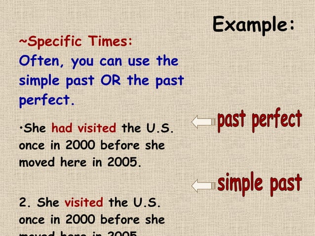 Past perfect | PPT
