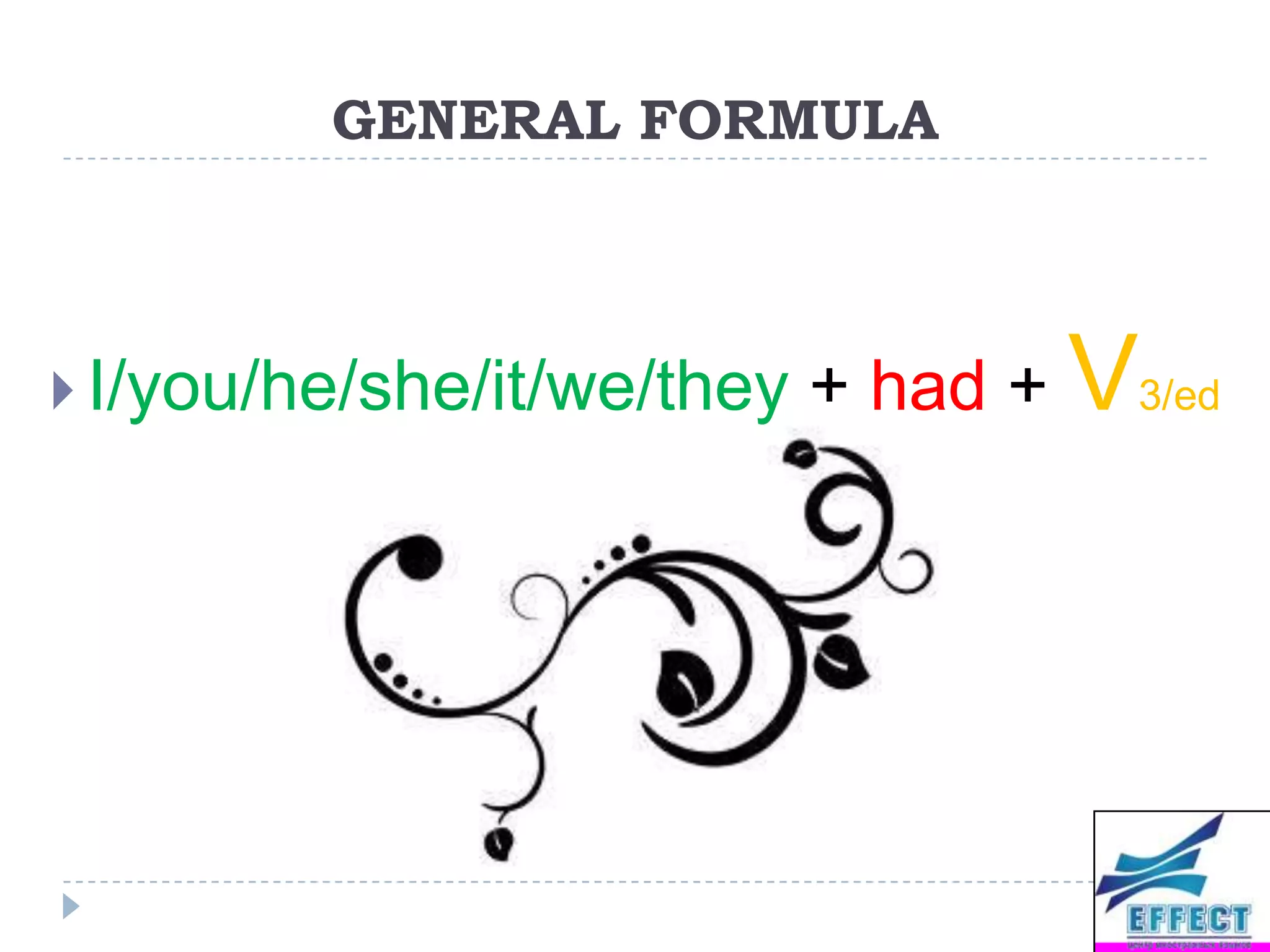 The Past Perfect Tense | PPTX