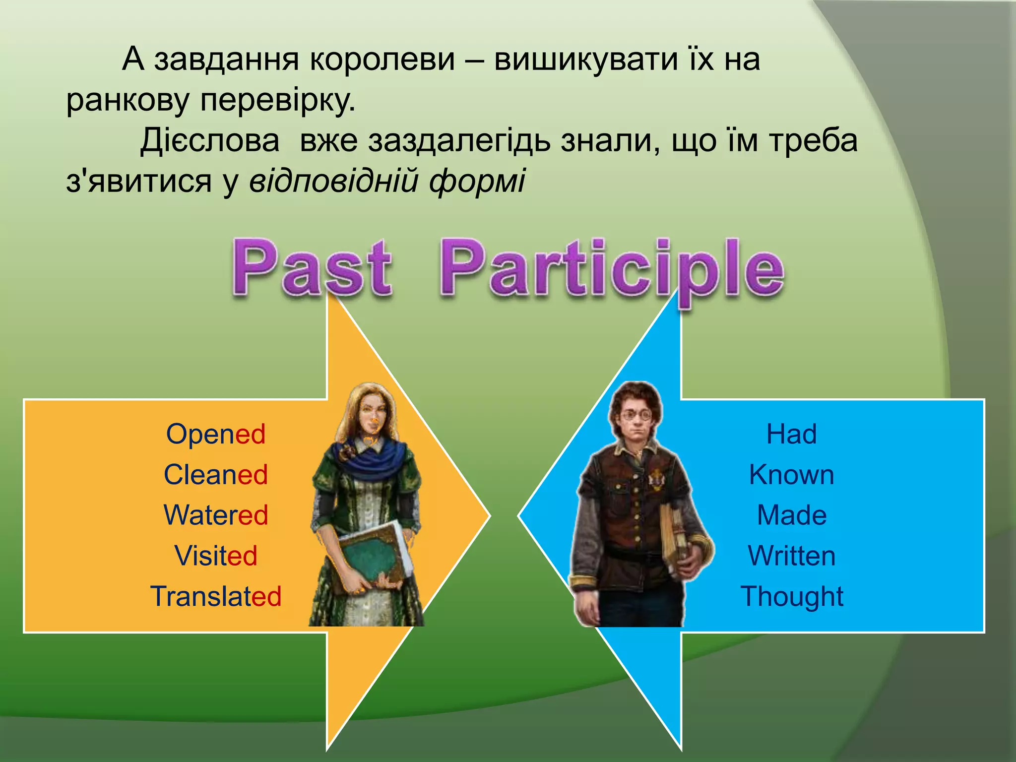 Казка "Past perfect" | PPTX