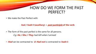 Past perfect | PPT