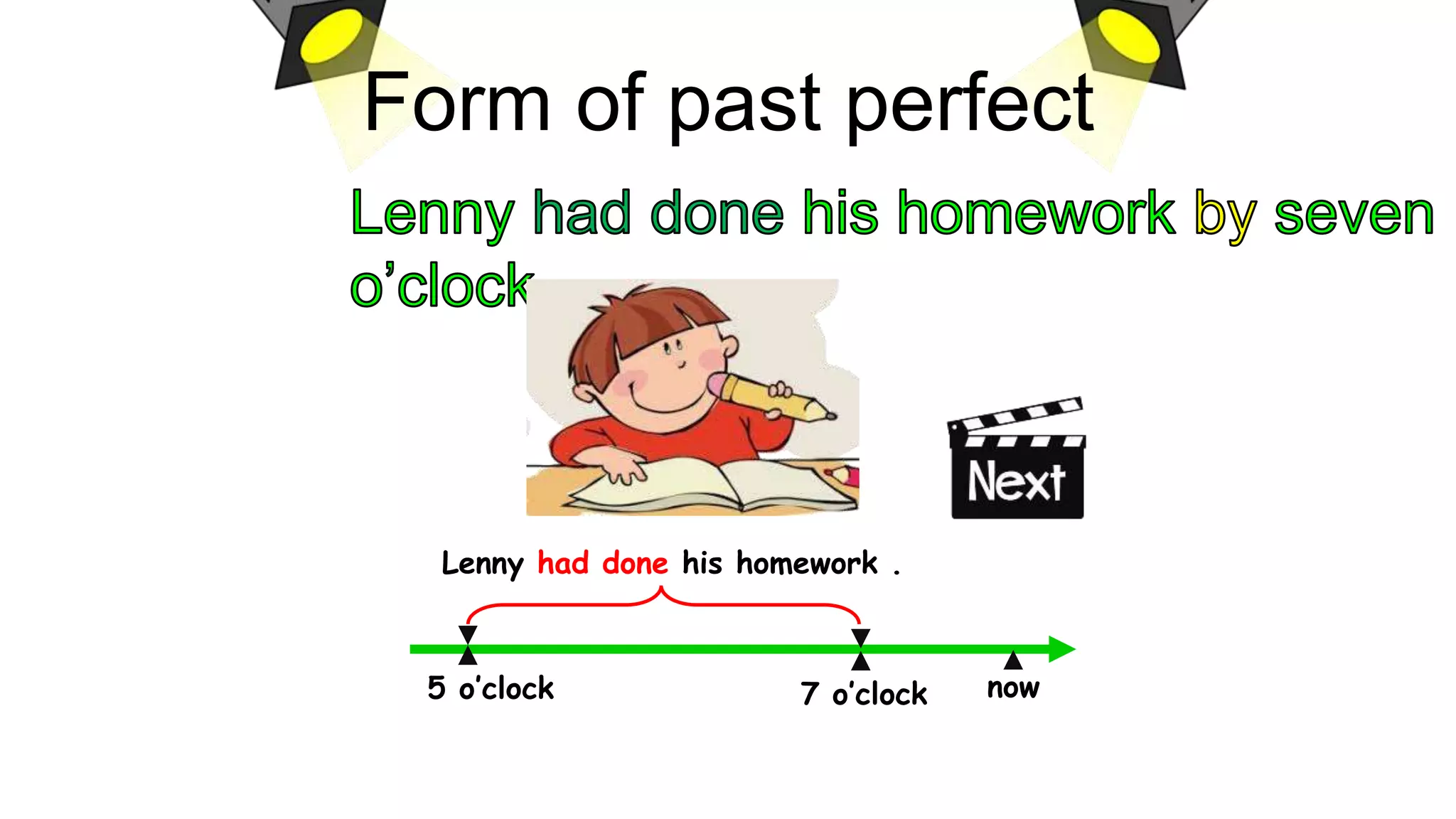 Past perfect | PPTX | Food & Drink