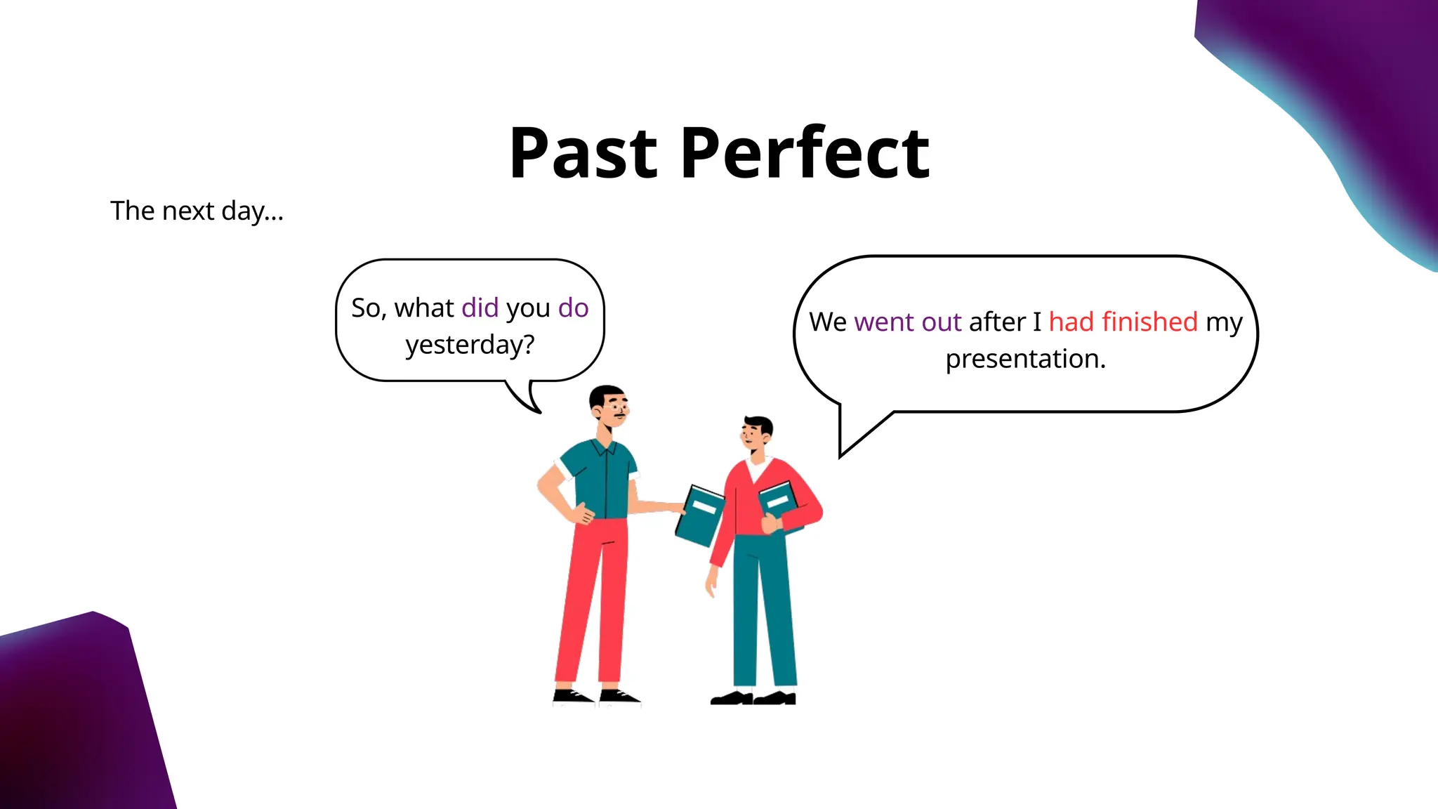 How to form and when to use the Past Perfect | PPT