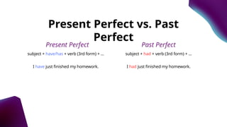 How to form and when to use the Past Perfect | PPT