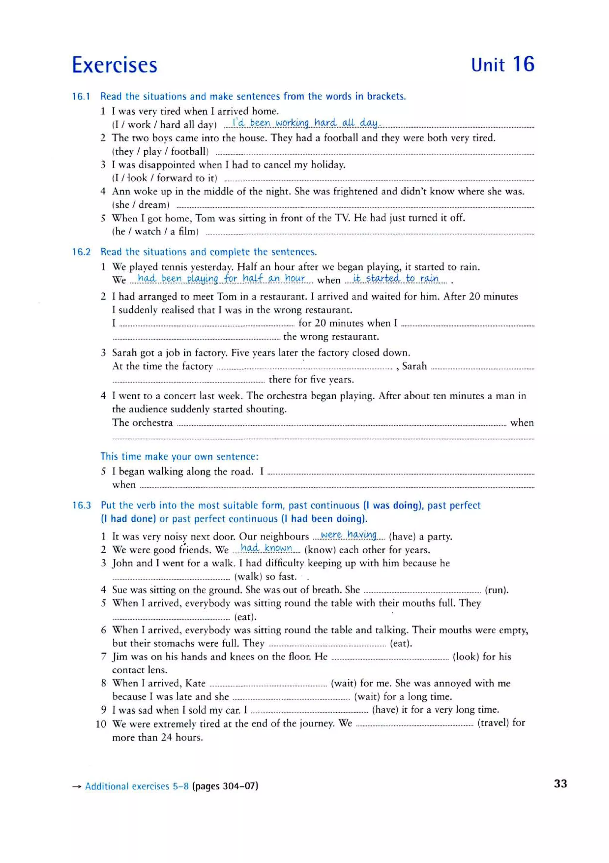 Past perfect cont | PDF