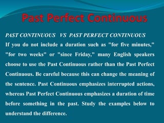 Past Perfect Continuous Tense | PPT