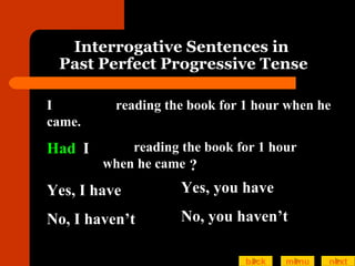 Past Perfect Continuous Tense | PPT