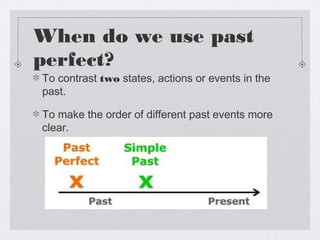 Level 3 ESL Introduction to the Past Perfect Tense | PPT | Science