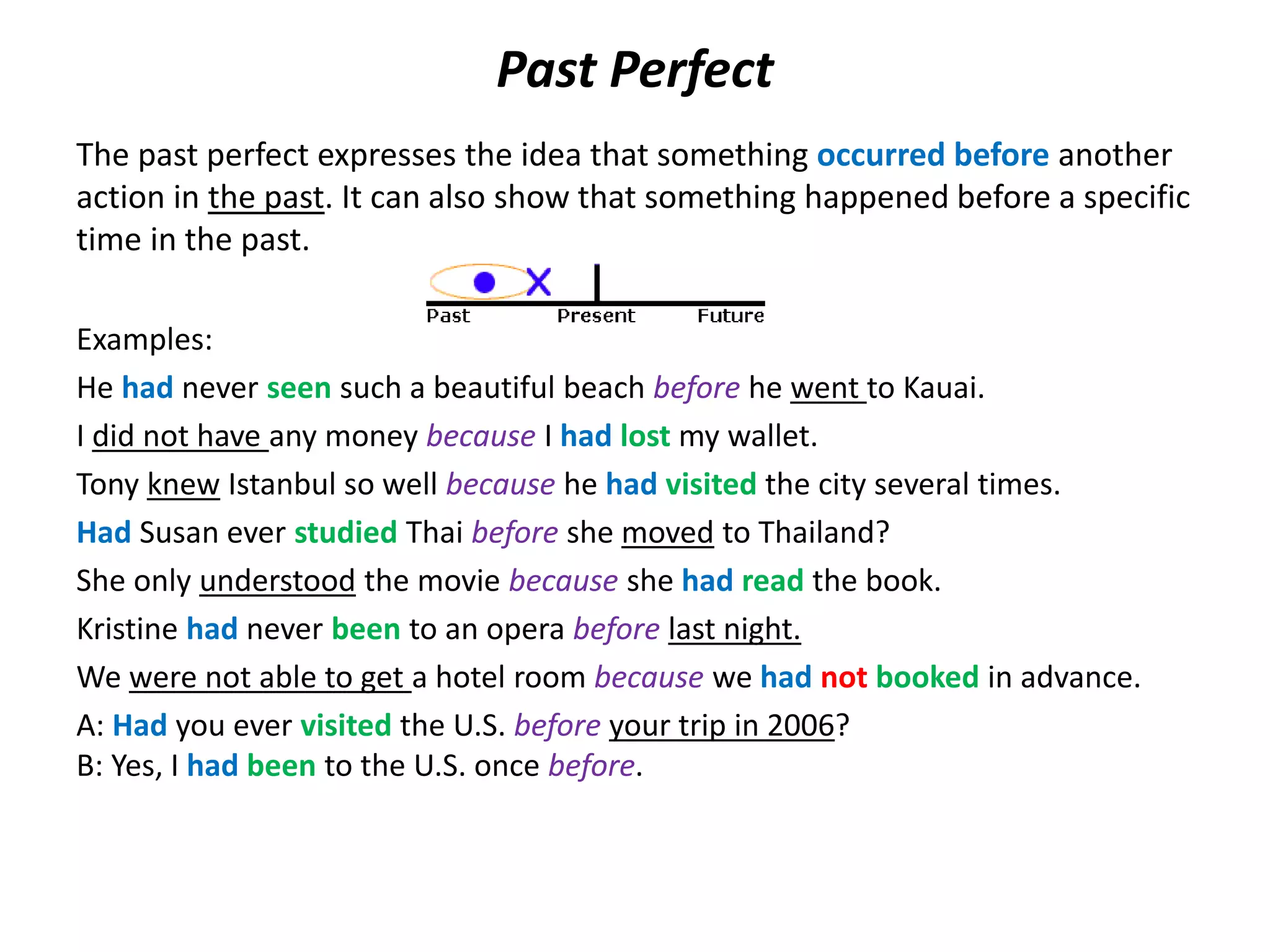Past Perfect | PPT