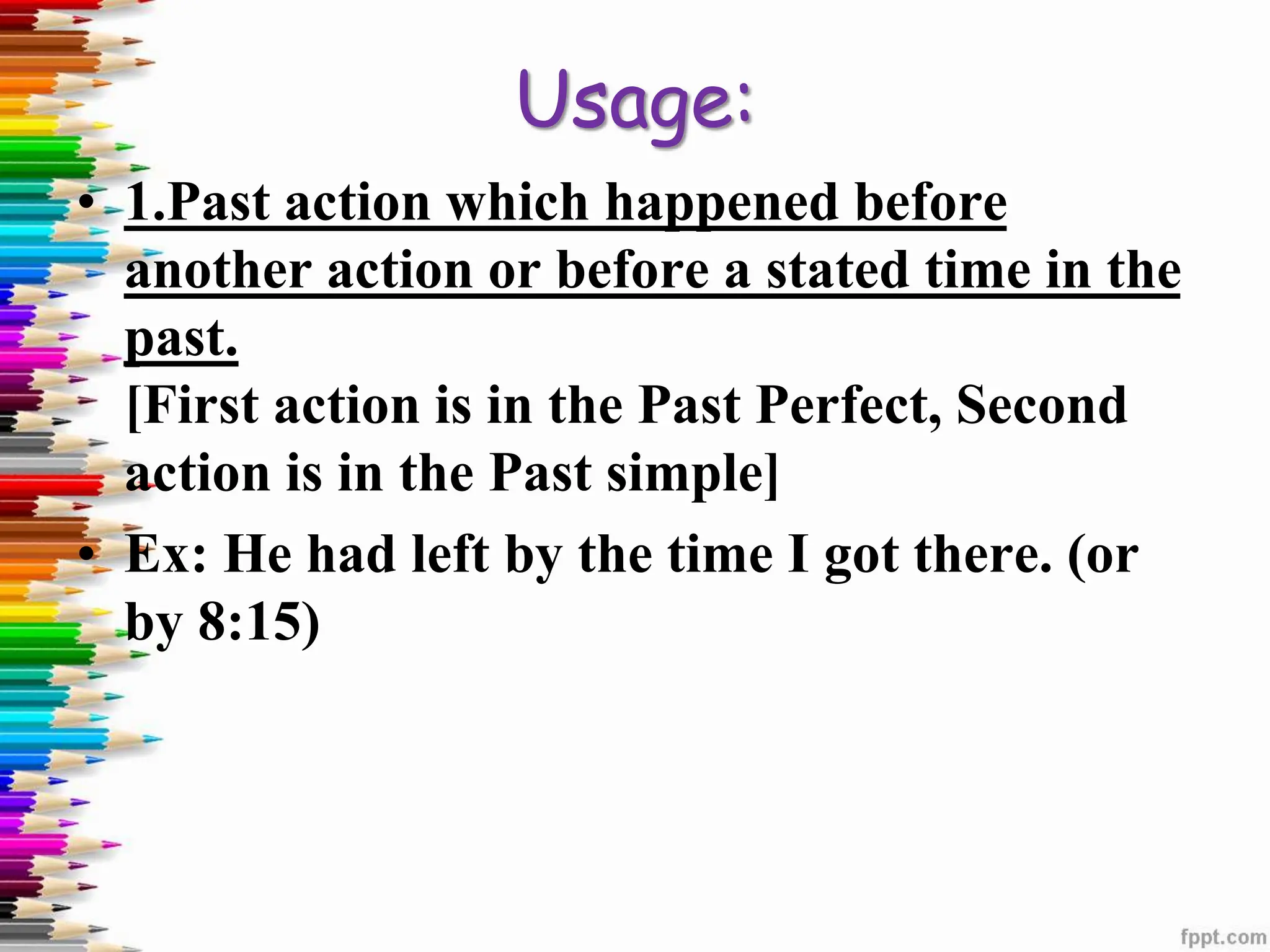Past Perfect & Past Perfect Continuous.ppt
