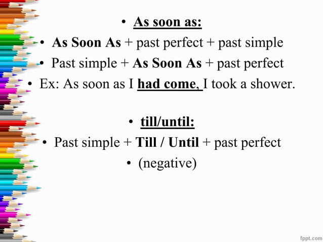 Past Perfect & Past Perfect Continuous.ppt