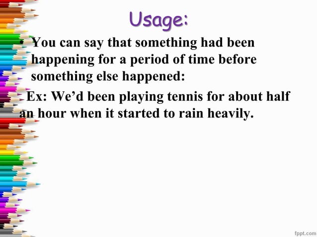 Past Perfect & Past Perfect Continuous.ppt