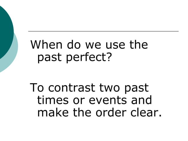 Past perfect practice | PPT