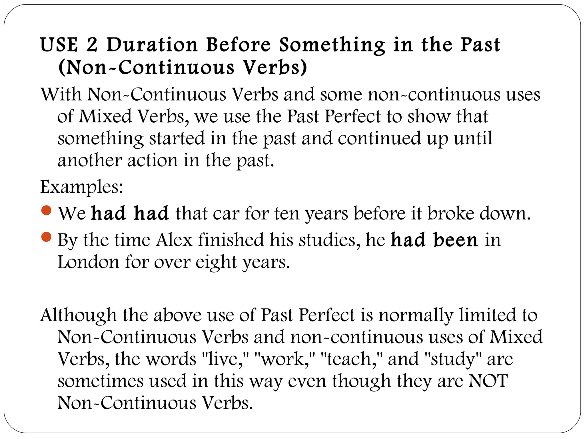 Past perfect tense | PPT