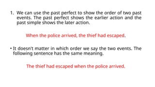Past Perfect Tense-usages and structures | POTX