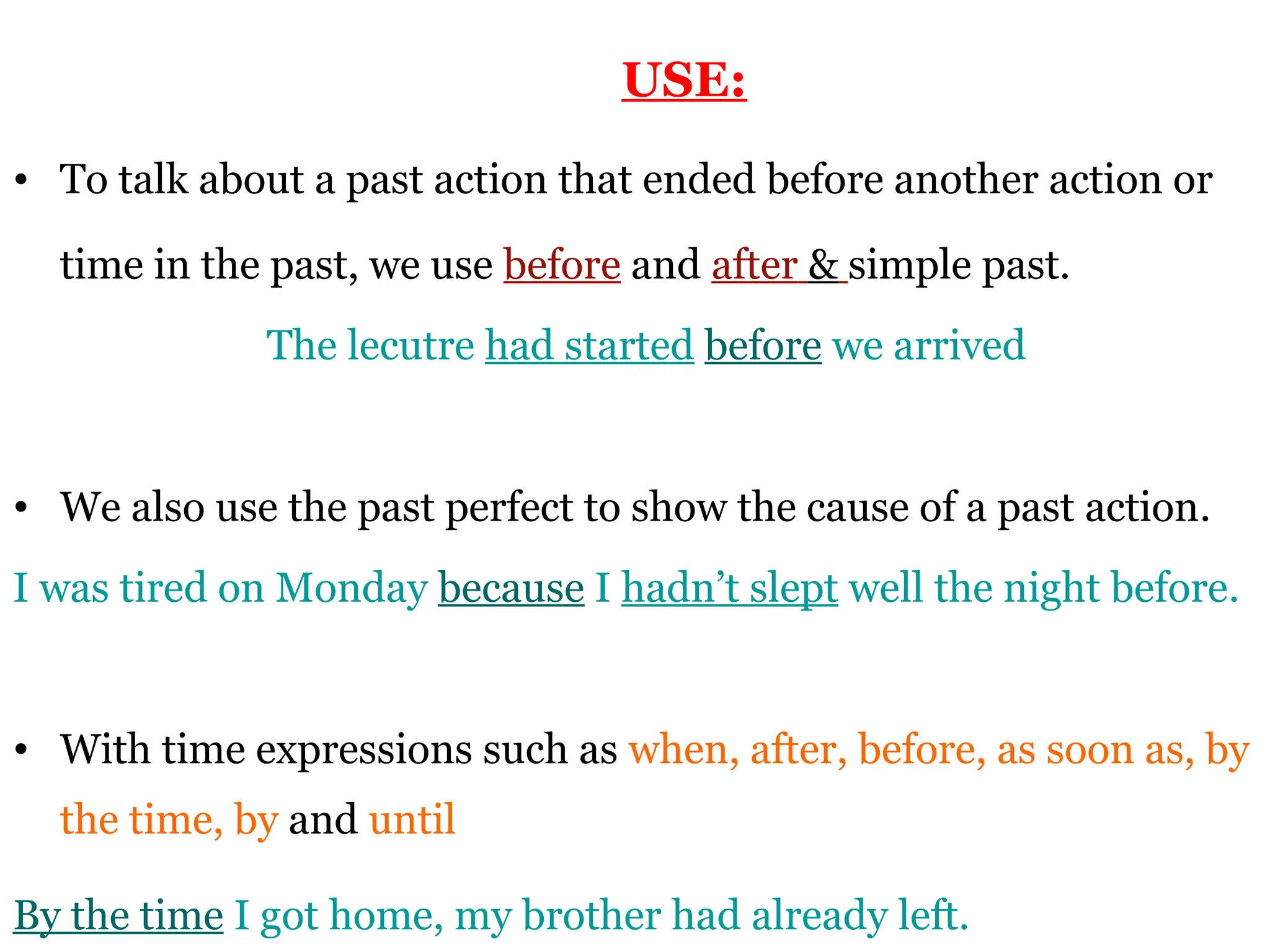 Past Perfect Tense Assignment presentation.ppt