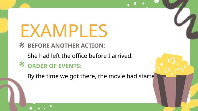 Past Perfect Tense Presentation in Green Orange Cute Style.pptx