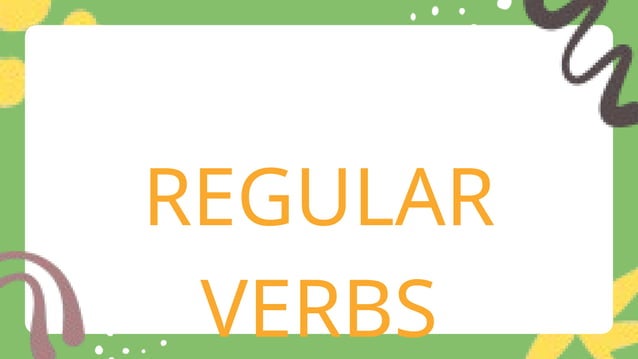 Past Perfect Tense Presentation in Green Orange Cute Style.pptx