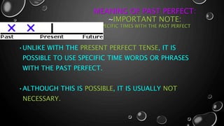 Past perfect tenses | PPT