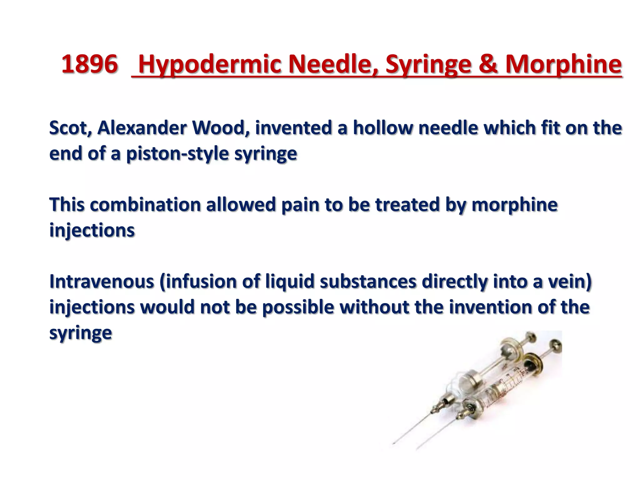 Past, present and future of anesthesia | PPTX