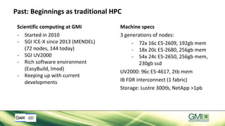 Past, present, and future of HPC in life sciences | PPT