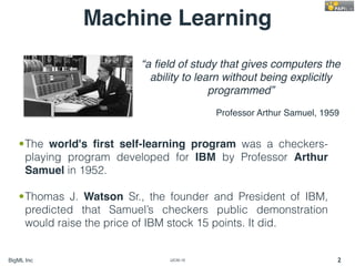 Past, present and future of predictive APIs - Poul Petersen | PDF