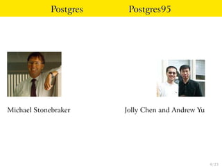 PostgreSQL: Past present Future | PDF