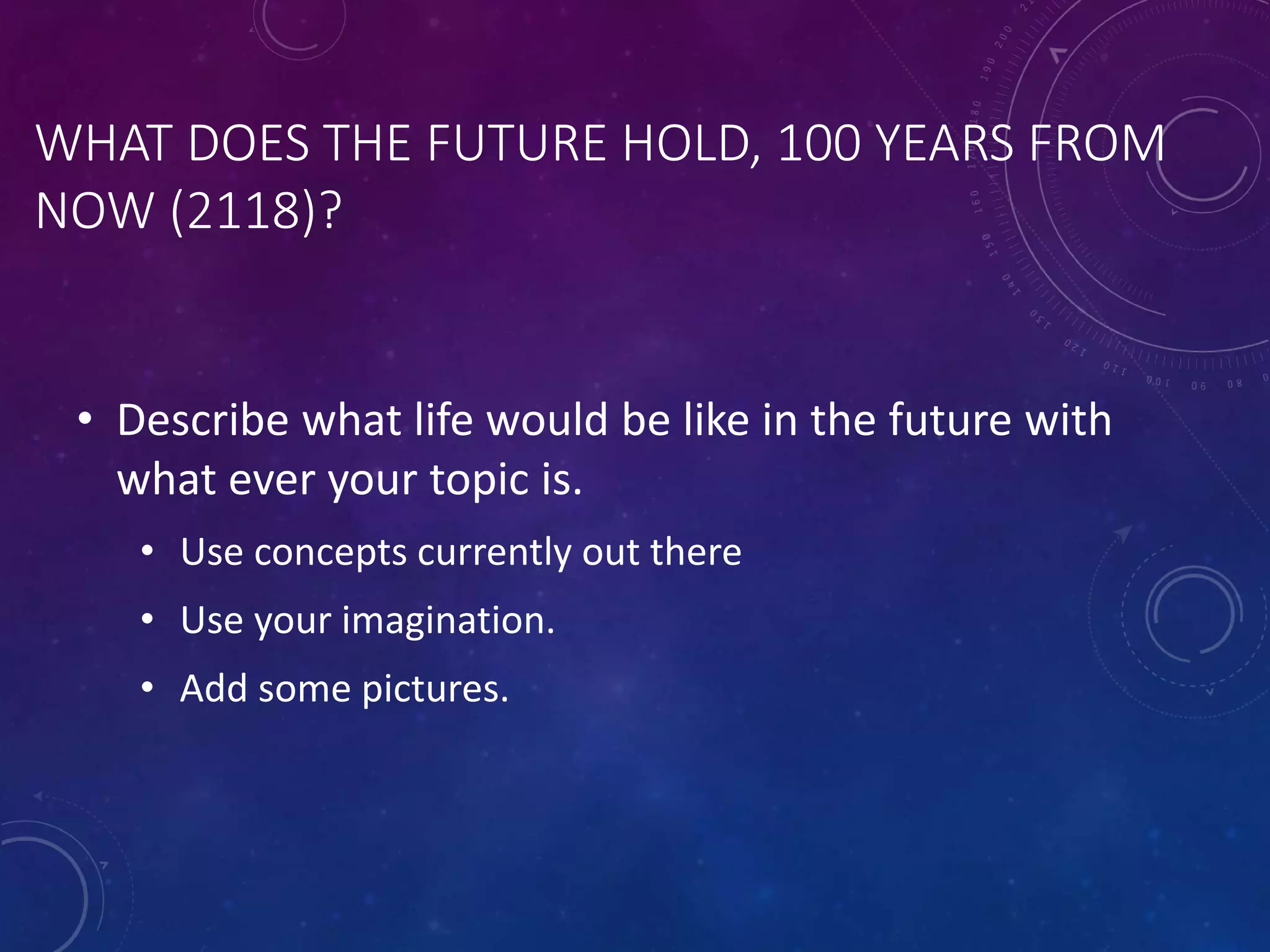 Past Present Future Project | PPTX