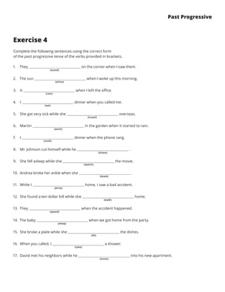 Pastprogressiveexercise | PDF