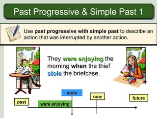 Past progressive and simple past | PPS