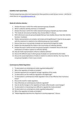 Past questions g325 critical perspectives | DOCX