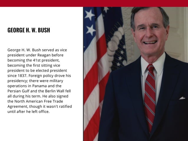 Past Republican Presidents of the Last Fifty Years | PPT